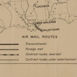 Post Office Department Map of Continental U.S. Air Mail Routes - DocsTeach