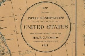 Map Showing Indian Reservations Within the Limits of the United States ...