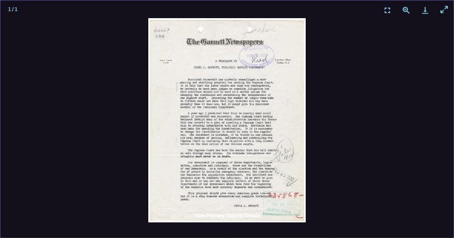 Court Packing vs. Reorganizing: The Supreme Court in the New Deal ...