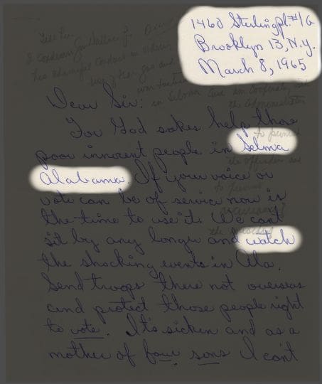Mrs. Jackson’s Letter - DocsTeach