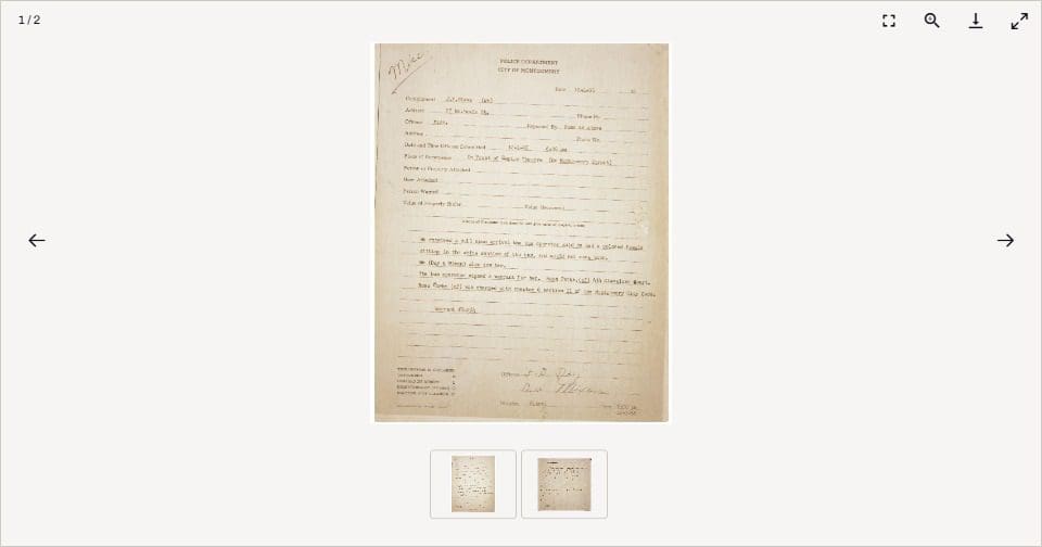Analyzing Rosa Parks’s Arrest Record - DocsTeach