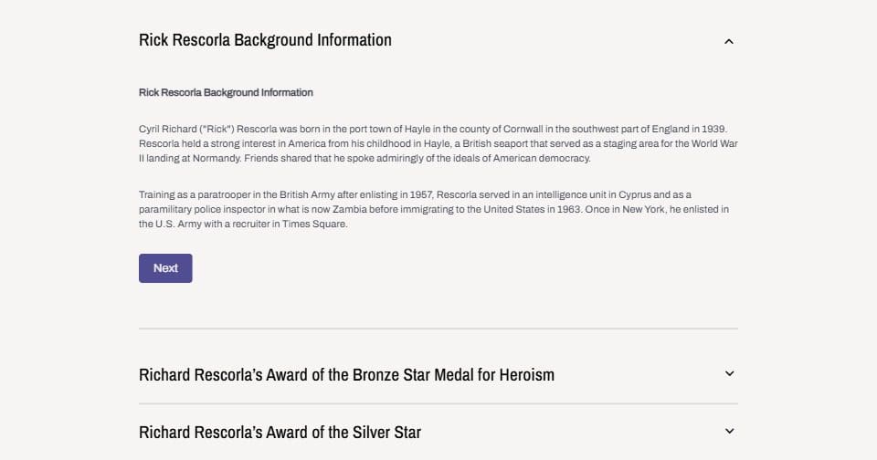 Rick Rescorla: A Life of Service and Sacrifice - DocsTeach