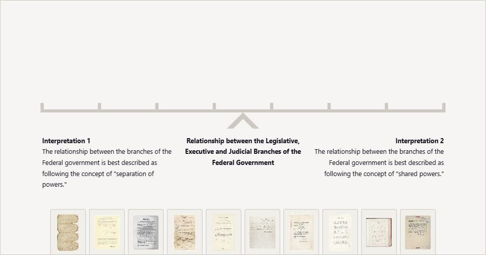 Separation of Powers or Shared Powers - DocsTeach